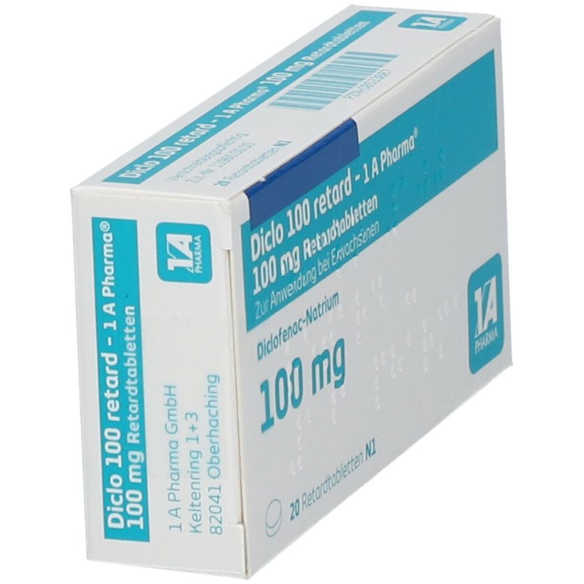 Diclo 100 retard - 1 A Pharma® 20 St - shop-apotheke.com