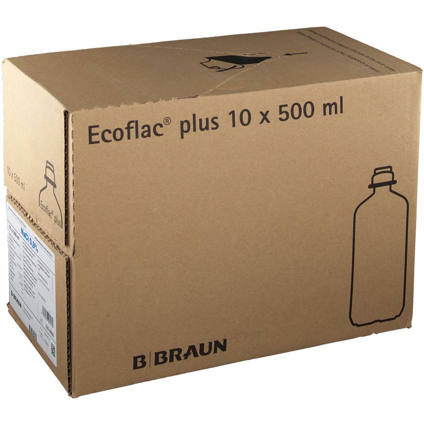 Kochsalz 0,9 % Isotonisch Ecoflac Infusionslösung 10x500 ml - shop-apotheke.com
