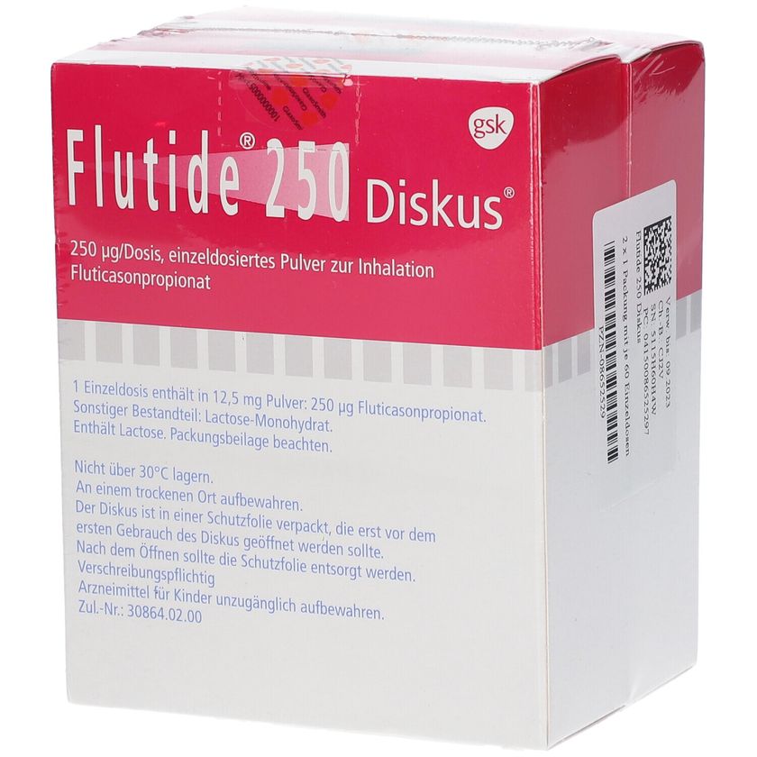 Flutide® 250 Diskus® 2x60 St - shop-apotheke.com