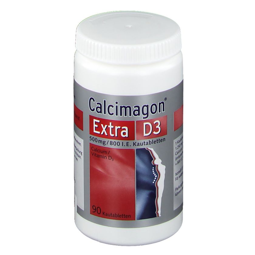 Calcimagon® Extra D3 500 mg/ 800 I.E. Kautabletten 90 St - shop ...