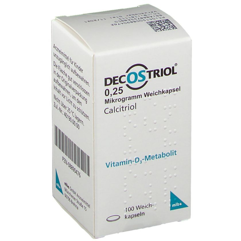 Decostriol 0,25 µg 100 St - shop-apotheke.com