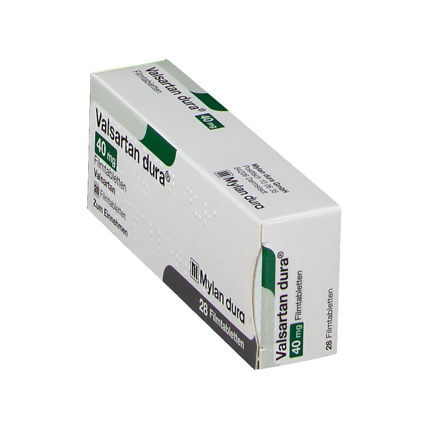 Valsartan dura® 40 mg 28 St - shop-apotheke.com