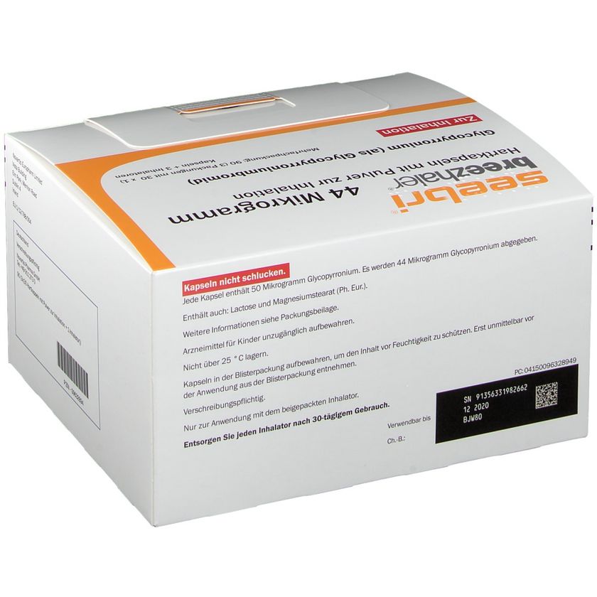 seebri® breezhaler® 44 Mikrogramm 3x30 St - shop-apotheke.com