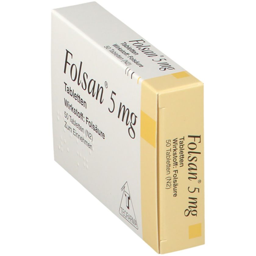 Folsan® 5 mg 50 St - shop-apotheke.com