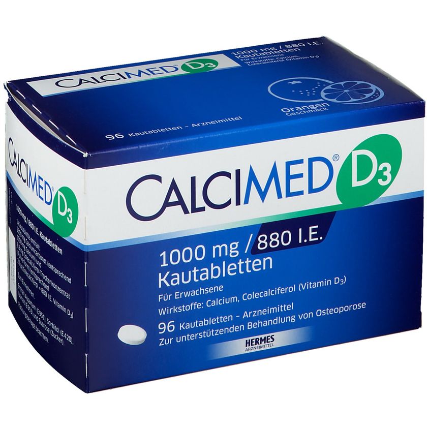 CALCIMED® D3 1000mg / 880 I.E. Kautabletten 96 St - shop-apotheke.com