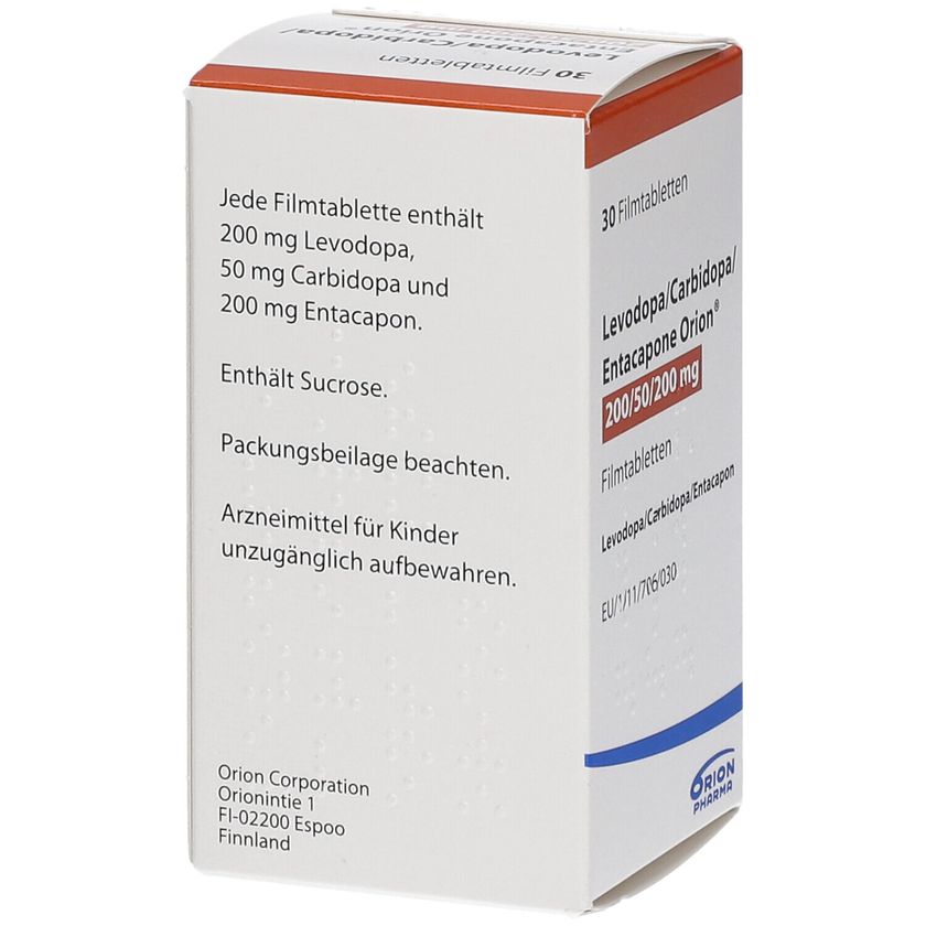 Levodopa/Carbidopa/Entacapone Orion® 200 mg/50 mg/200 mg 30 St - shop ...