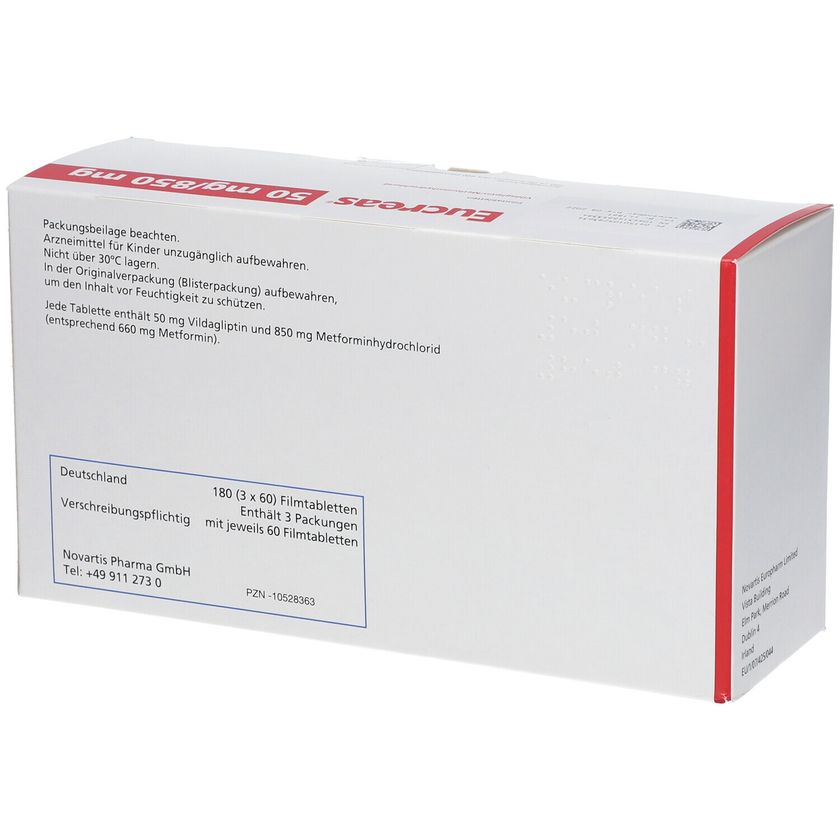 Eucreas® 50 mg/850 mg 3x60 St - shop-apotheke.com