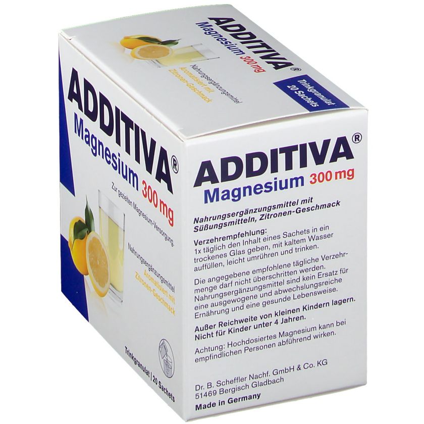 ADDITIVA® MAGNESIUM 300 mg N 20 St - shop-apotheke.com