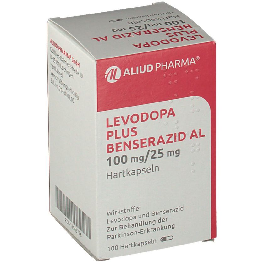 Levodopa Plus Benserazid AL 100 mg/25 mg 100 St - shop-apotheke.com