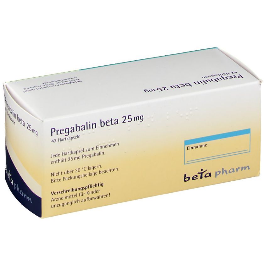 Pregabalin beta 25 mg 42 St - shop-apotheke.com