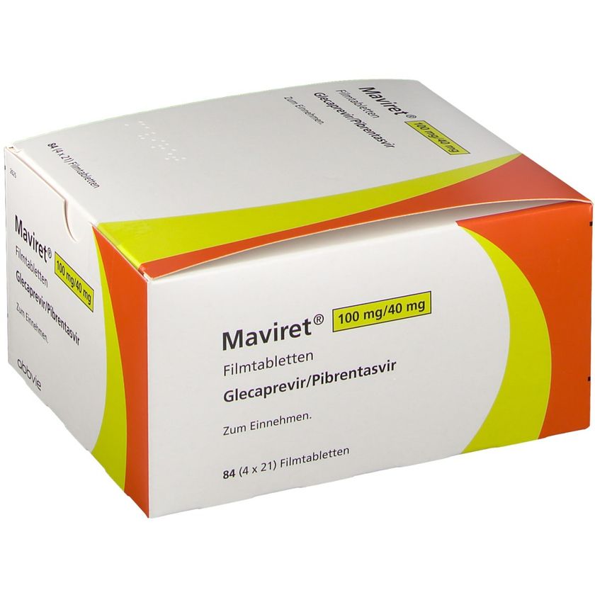 Maviret® 100 mg/40 mg 4x21 St - shop-apotheke.com