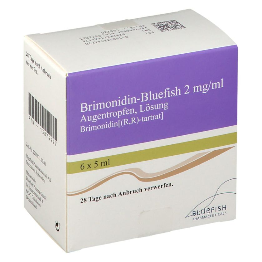 Brimonidin Bluefish 2 mg/ml 6x5 ml - shop-apotheke.com
