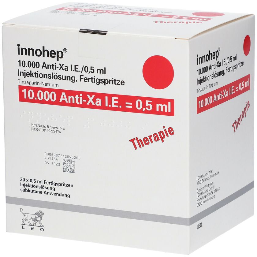 Innohep® 10.000 Anti-Xa I.E./0,5 ml 30 St - shop-apotheke.com