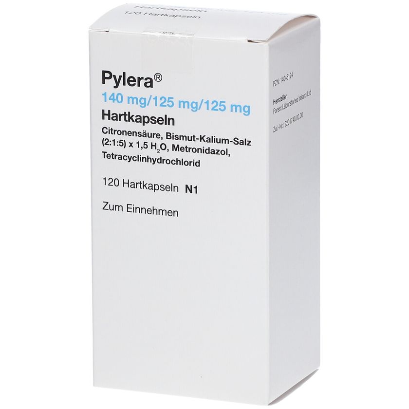 Pylera 140 mg/125 mg/125 mg 120 St - shop-apotheke.com
