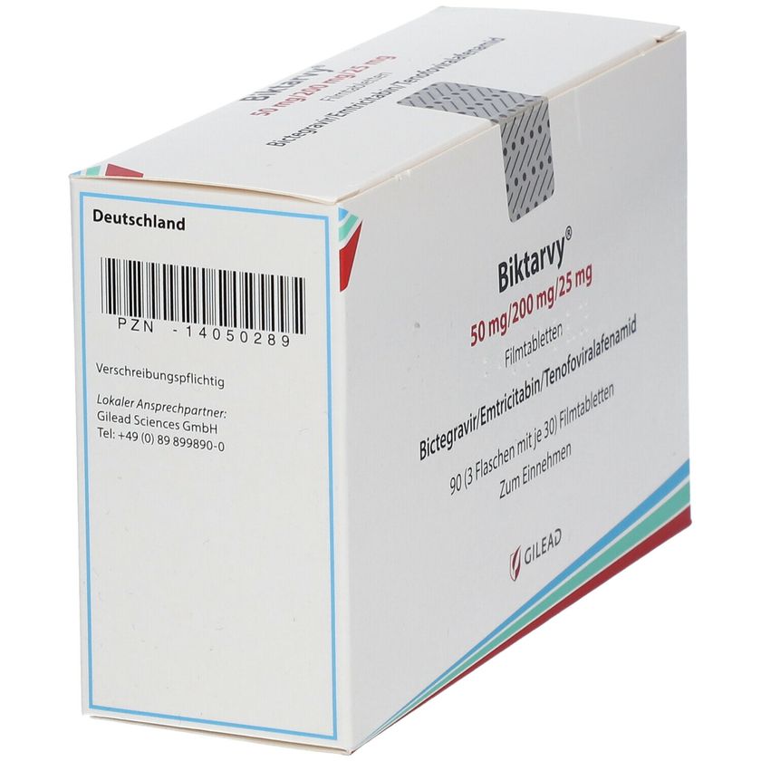 Biktarvy® 50 mg/200 mg/25 mg 3x30 St - shop-apotheke.com