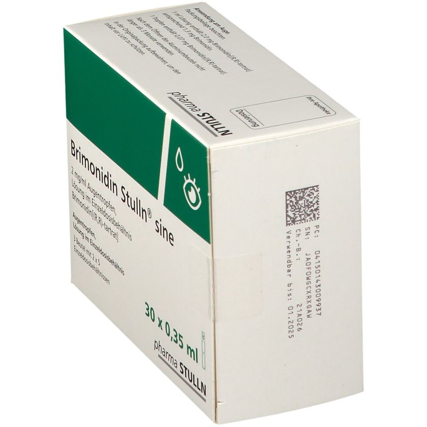 Brimonidin Stulln® sine 2 mg/ml 30x0,35 ml - shop-apotheke.com
