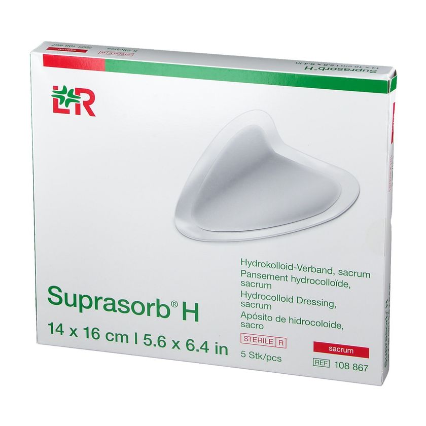 Suprasorb® H Hydrokolloid-Verband Sacrum 14 x 16 cm 5 St - shop ...