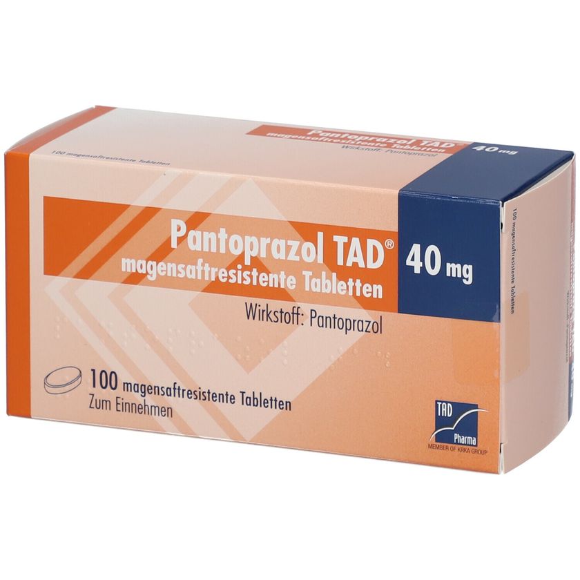 Pantoprazol Tad 40 mg 100 St - shop-apotheke.com
