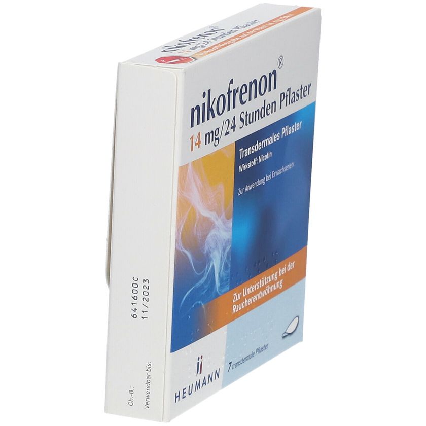 nikofrenon® 14 mg/24 Stunden Pflaster 7 St - shop-apotheke.com