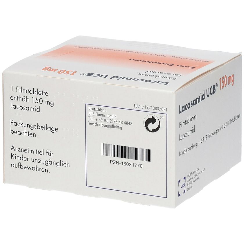 LACOSAMID UCB 150 mg Filmtabletten 168 St - shop-apotheke.com