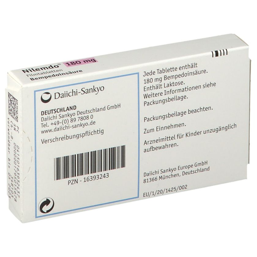 Nilemdo® 180 mg 28 St - shop-apotheke.com