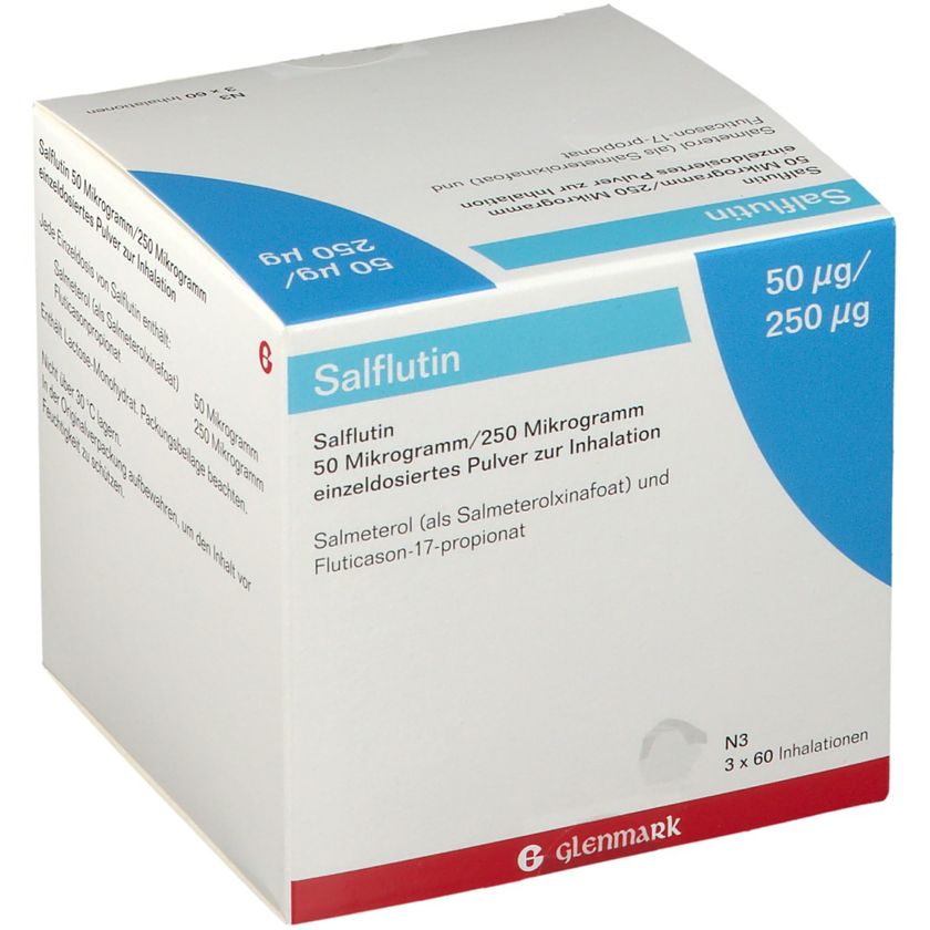 Salflutin 50 µg/250 µg/Dosis 3 St - shop-apotheke.com