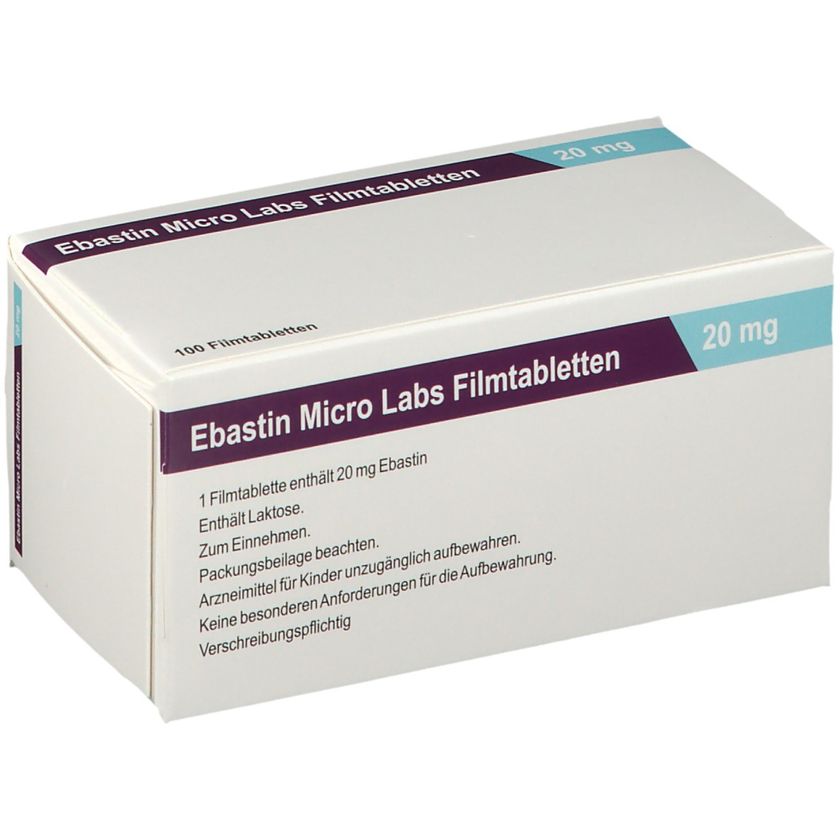 Ebastin Micro Labs 20 mg 100 St - shop-apotheke.com