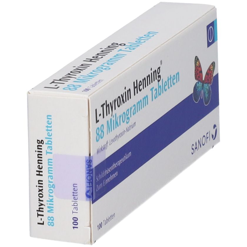 L-Thyroxin Henning 88 µg 100 St - shop-apotheke.com