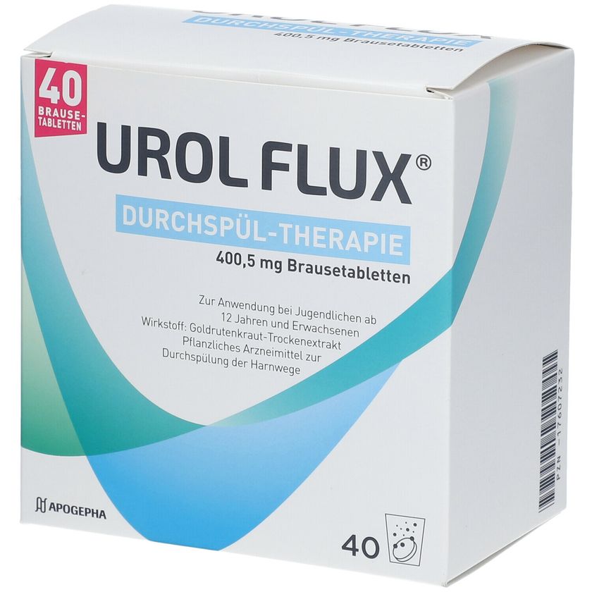 UROL FLUX® DURCHSPÜL-THERAPIE 400,5 mg Brausetabletten 40 St - shop ...