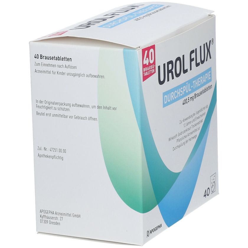 UROL FLUX® DURCHSPÜL-THERAPIE 400,5 mg Brausetabletten 40 St - shop ...