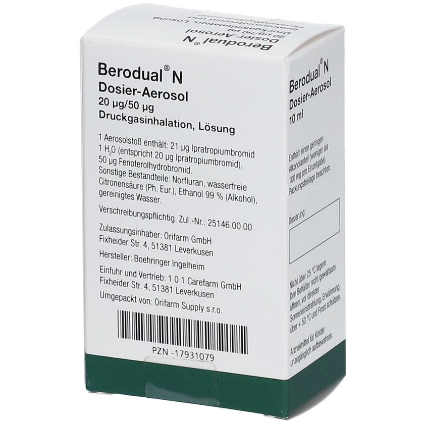 BERODUAL N Dosieraerosol 20 µg/50 µg 10 ml - shop-apotheke.com