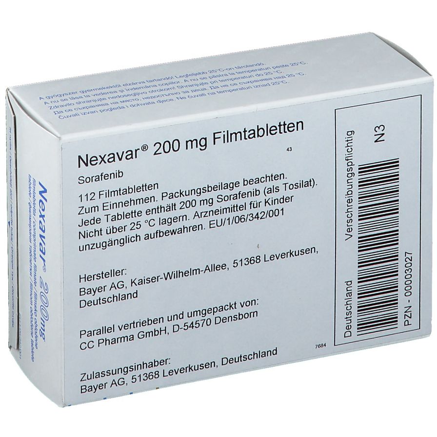 Nexavar® 200 mg 112 St - shop-apotheke.com