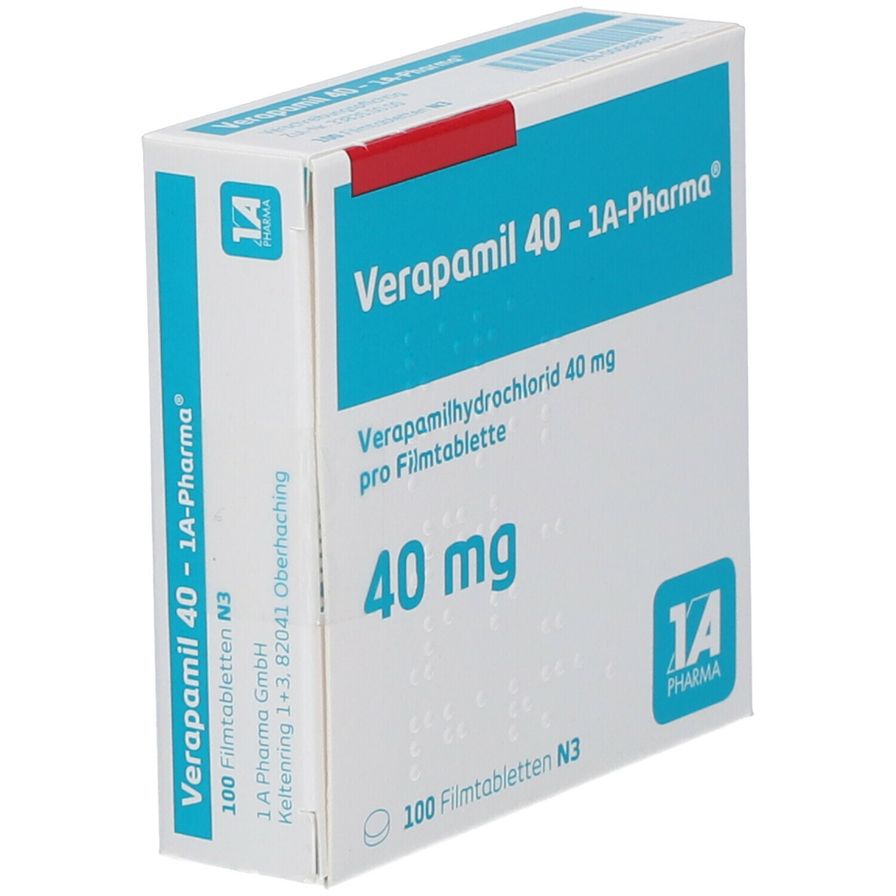 Verapamil 40 - 1 A Pharma® 100 St - shop-apotheke.com