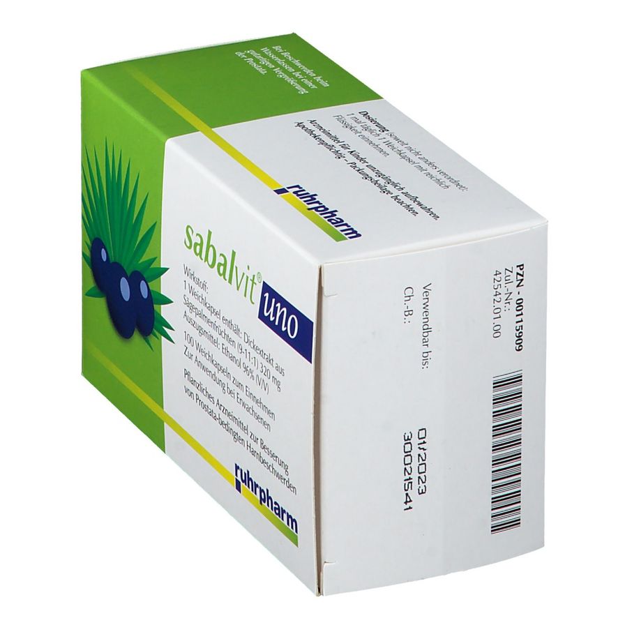 Sabalvit Uno Kapseln 100 St - shop-apotheke.com