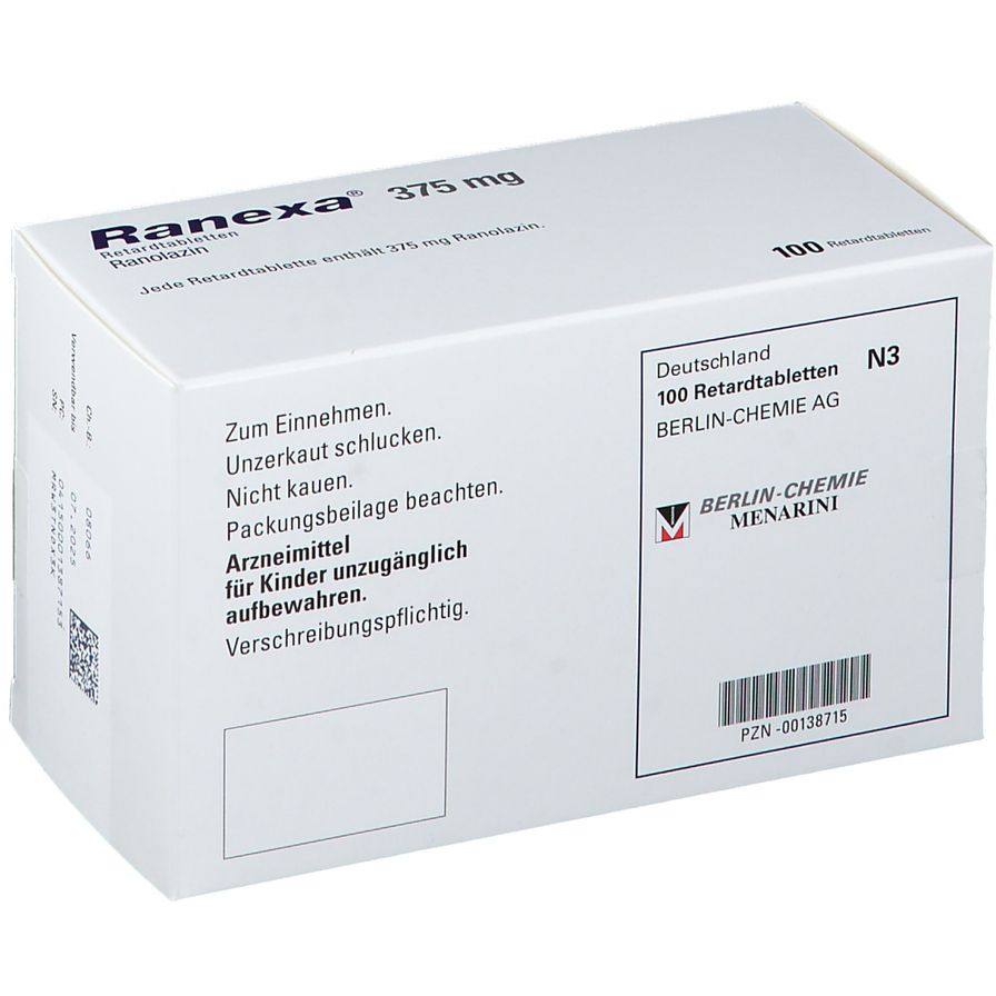 Ranexa® 375 mg 100 St - shop-apotheke.com