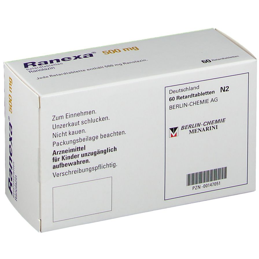 Ranexa® 500 mg 60 St - shop-apotheke.com