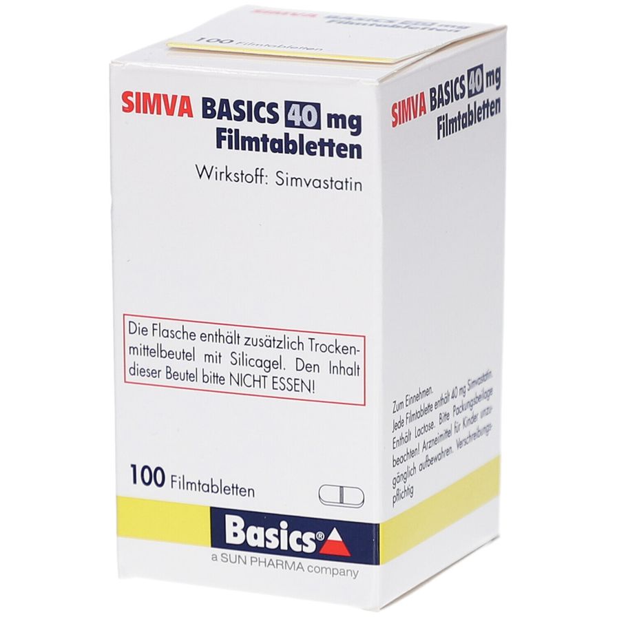SIMVA BASICS 40 mg 100 St - shop-apotheke.com