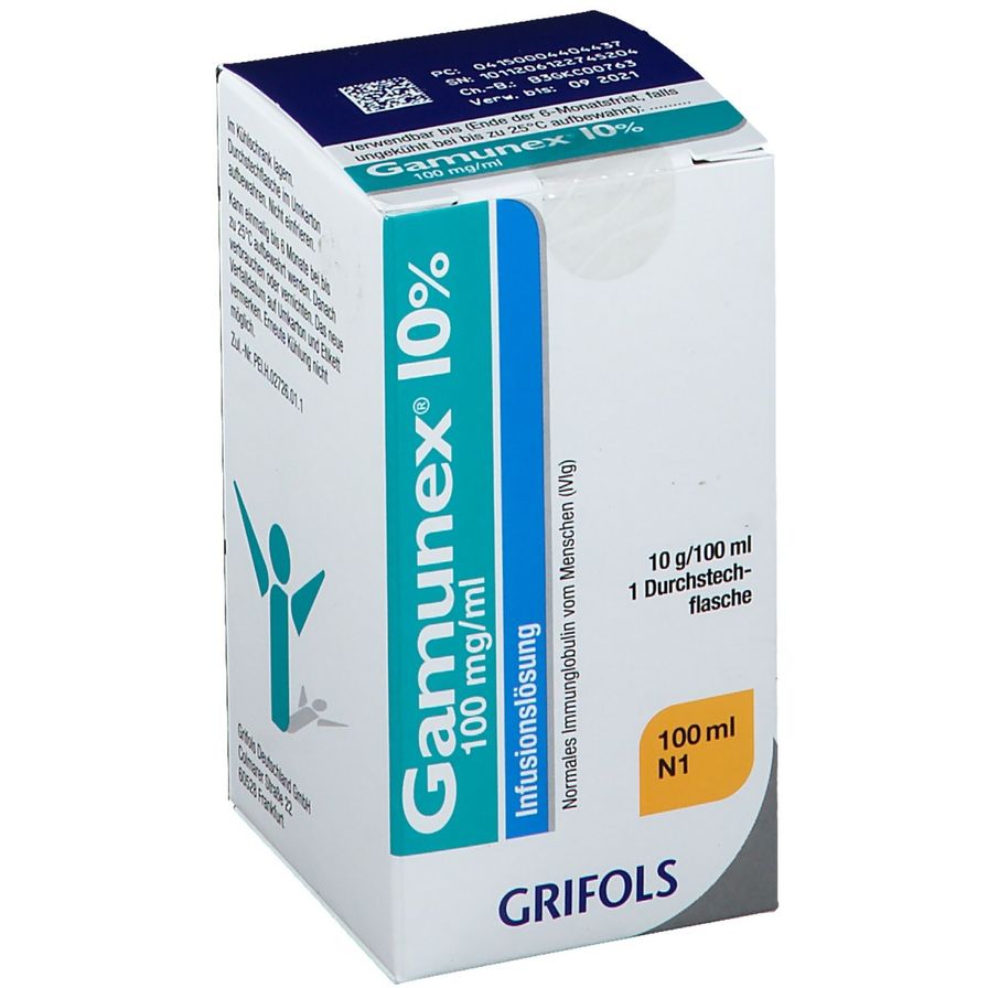 Gamunex® 10 % 100 mg/ml 100 ml - shop-apotheke.com