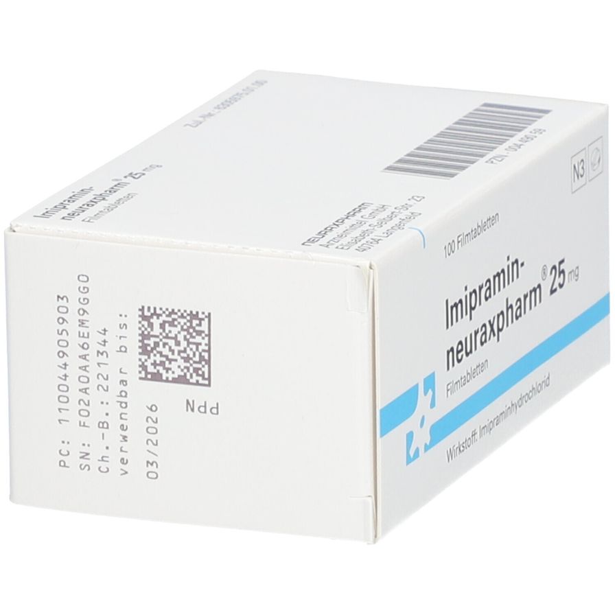 Imipramin-neuraxpharm® 25 mg 100 St - shop-apotheke.com