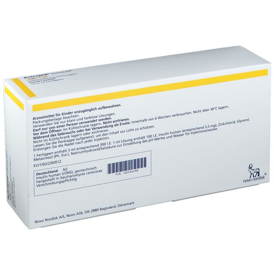 Actrapid® InnoLet® 100 I.E./ml 10x3 ml - shop-apotheke.com