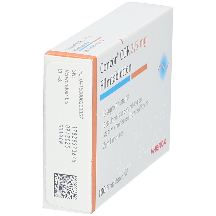 Concor® COR 2,5 mg 100 St - shop-apotheke.com
