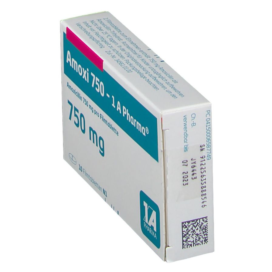 Amoxi 750 - 1 A Pharma® 10 St - shop-apotheke.com