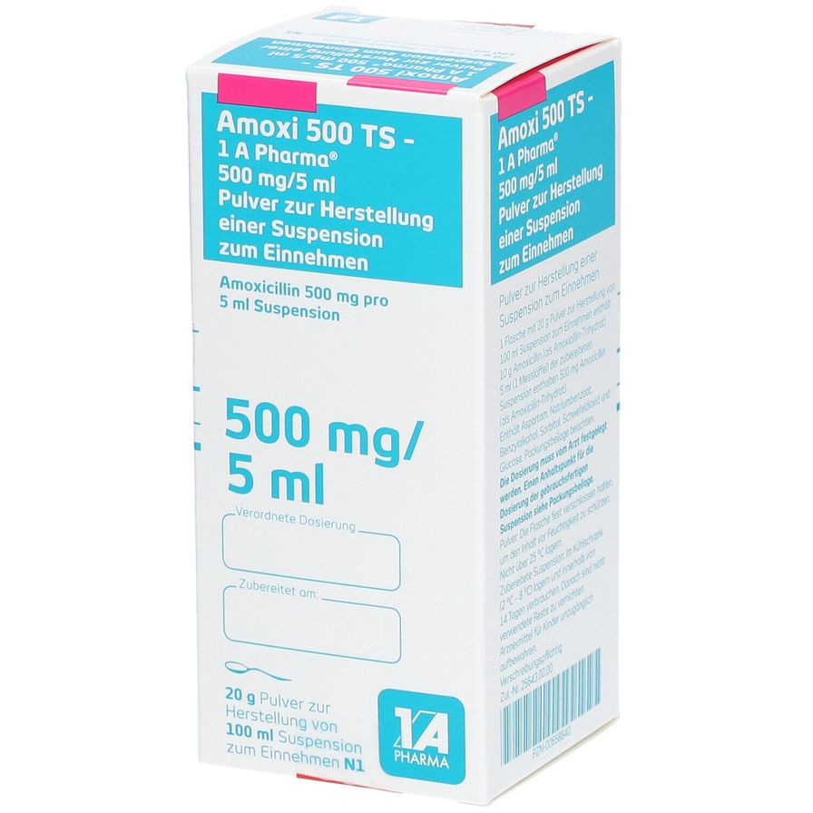 Amoxi 500 TS - 1 A Pharma® 100 ml - shop-apotheke.com