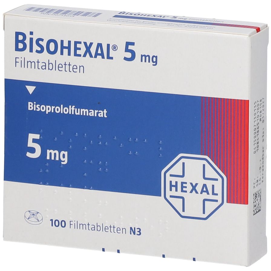 BisoHEXAL® 5 mg 100 St - shop-apotheke.com