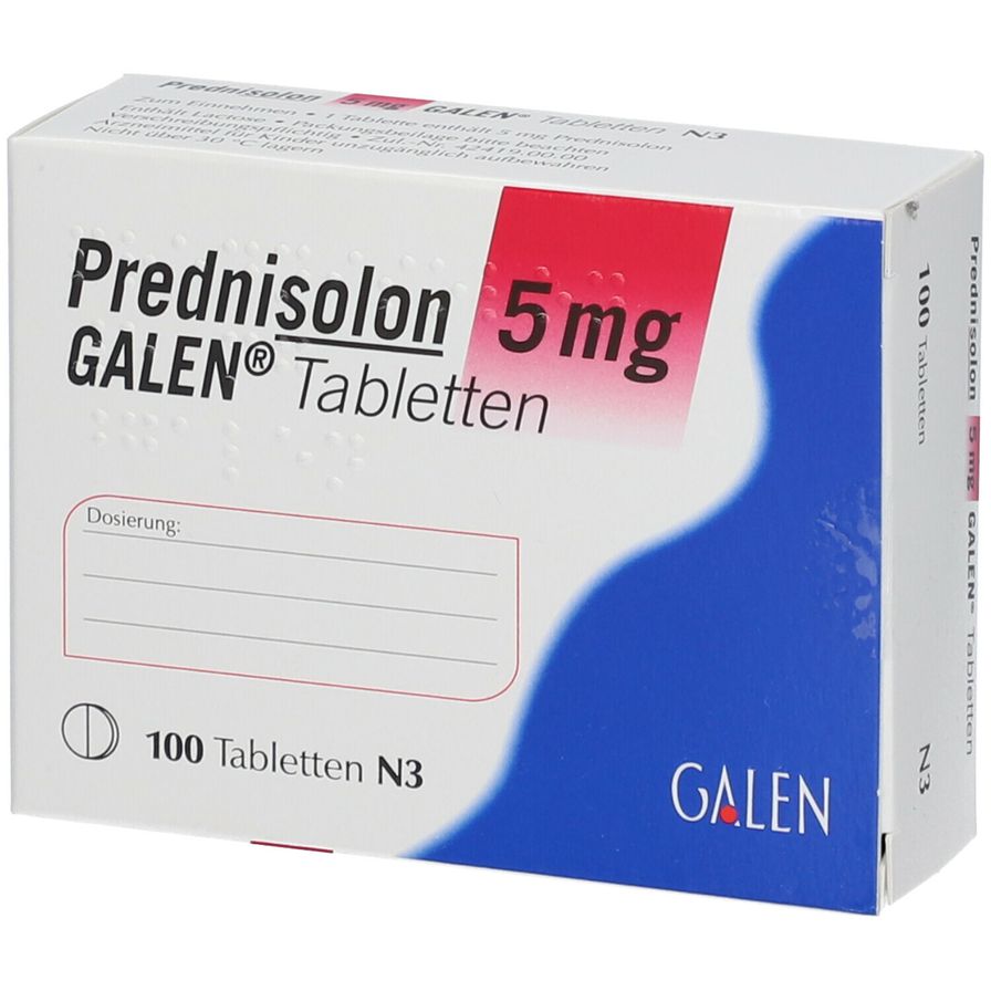 Prednisolon 5 mg GALEN® 100 St - shop-apotheke.com