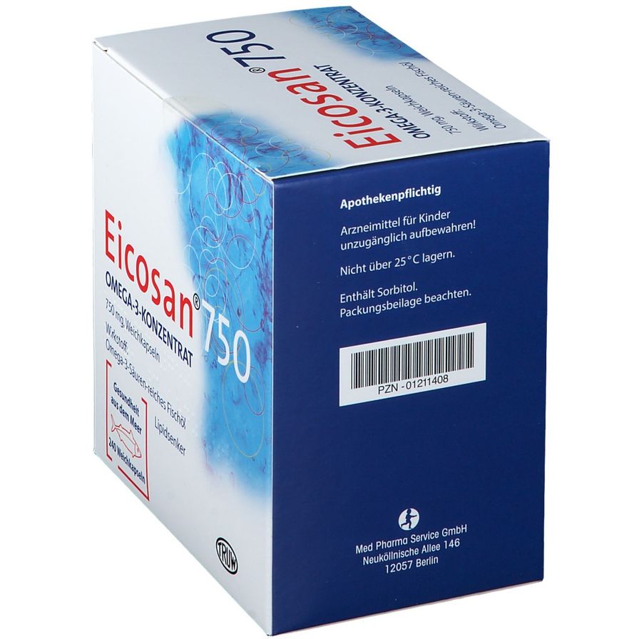 Eicosan® 750 Omega-3-Konzentrat 240 St - shop-apotheke.com