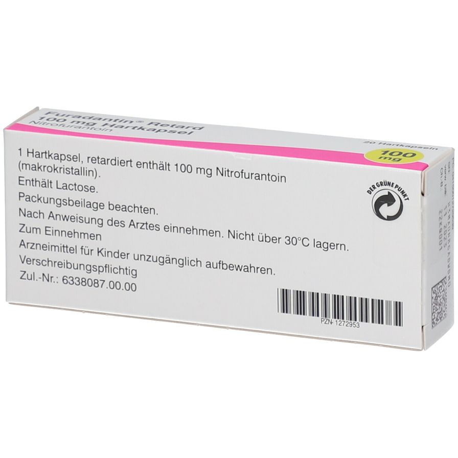 Furadantin® Retard 100 mg 20 St - shop-apotheke.com