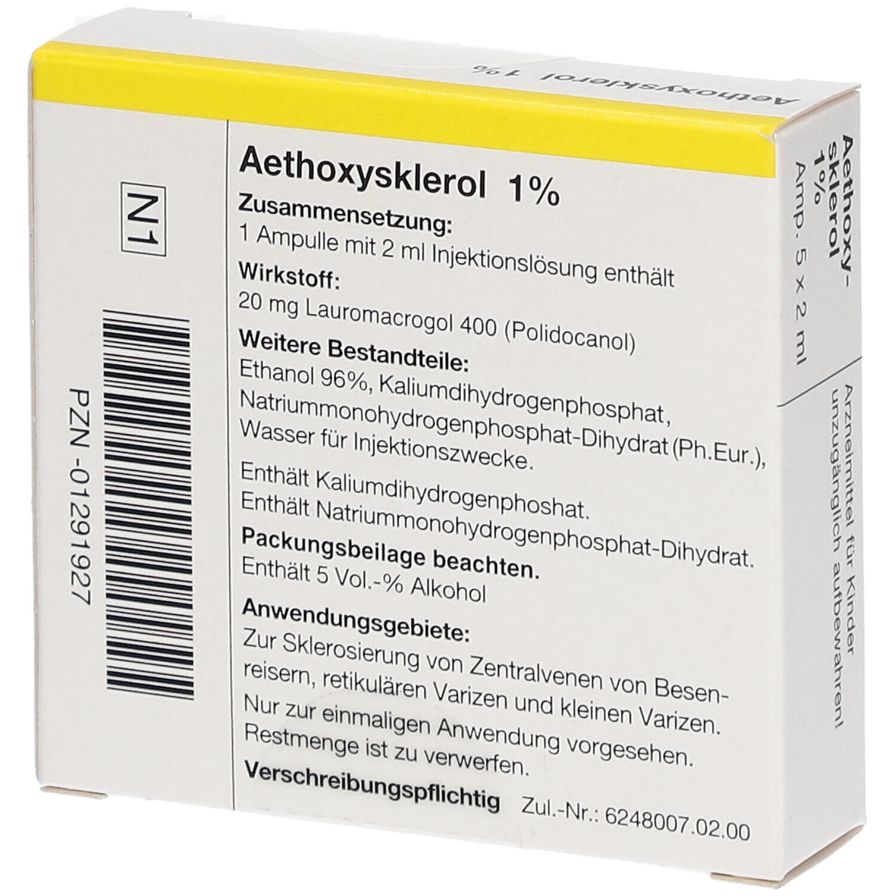 Aethoxysklerol® 1 % 5x2 ml - shop-apotheke.com