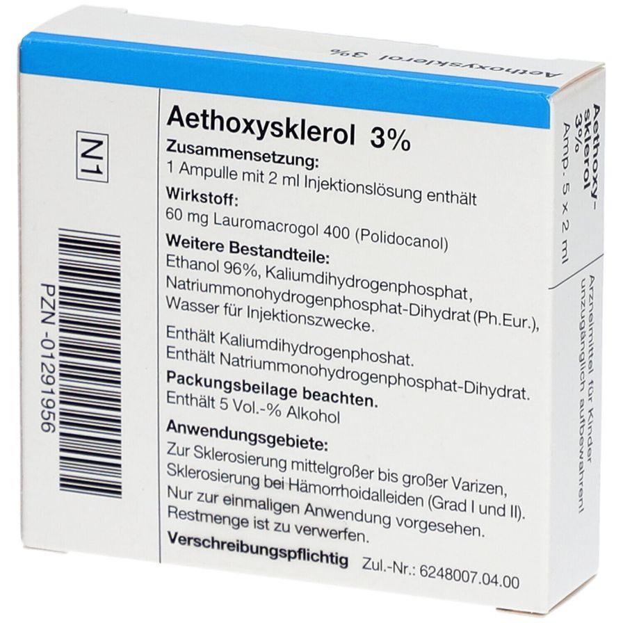 Aethoxysklerol® 3 % 5x2 ml - shop-apotheke.com