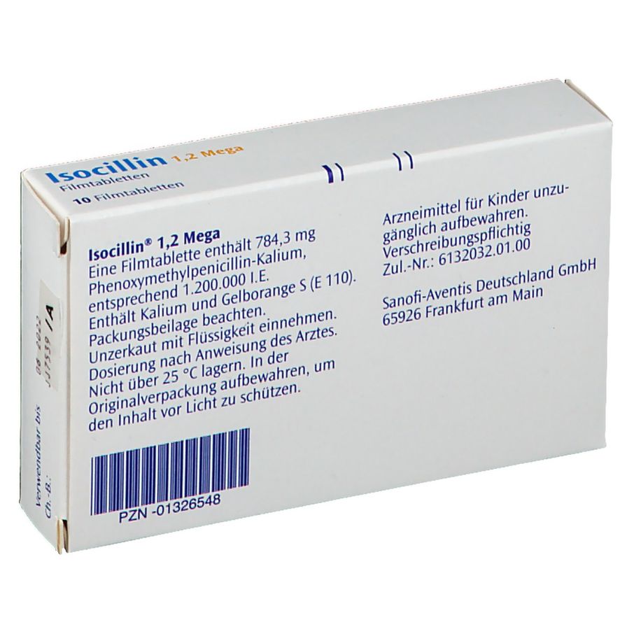 Isocillin® 1,2 Mega 10 St - shop-apotheke.com